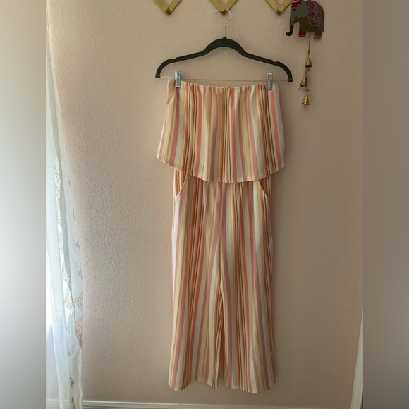 BeBop | Pants & Jumpsuits | Nwot Bebop Size M Strapless Jumpsuit With ...